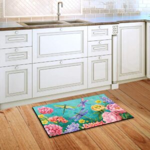 Briarwood Lane Dragonfly Garden Spring Doormat Indoor Outdoor 30" x 18"