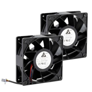 brushless 5a 12vdc 120mm x 38mm cooling fan - 2pk