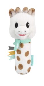 sophie la girafe | sweetie pouet rattle | soft, fun & easy to grasp | awaken all 5 senses