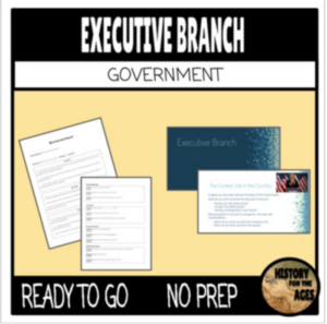 the executive branch:lesson plan