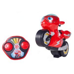 ricky zoom remote control turbo trick ricky motorcycle toy, multicolor, 3 years and up