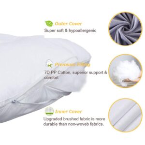 LEONEBEBE U-Shaped Pregnancy Pillow 49" Full Body Maternity Pillow for Pregnancy Women Sleeping Body Support with Washable Velvet Outer Cover