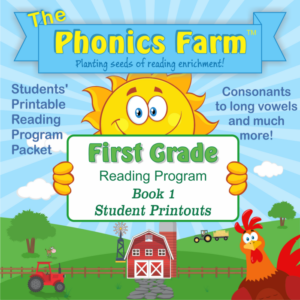 phonics farm - first grade reading program, book 1 - student printouts