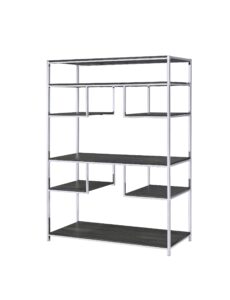 vonara bookshelf in chrome