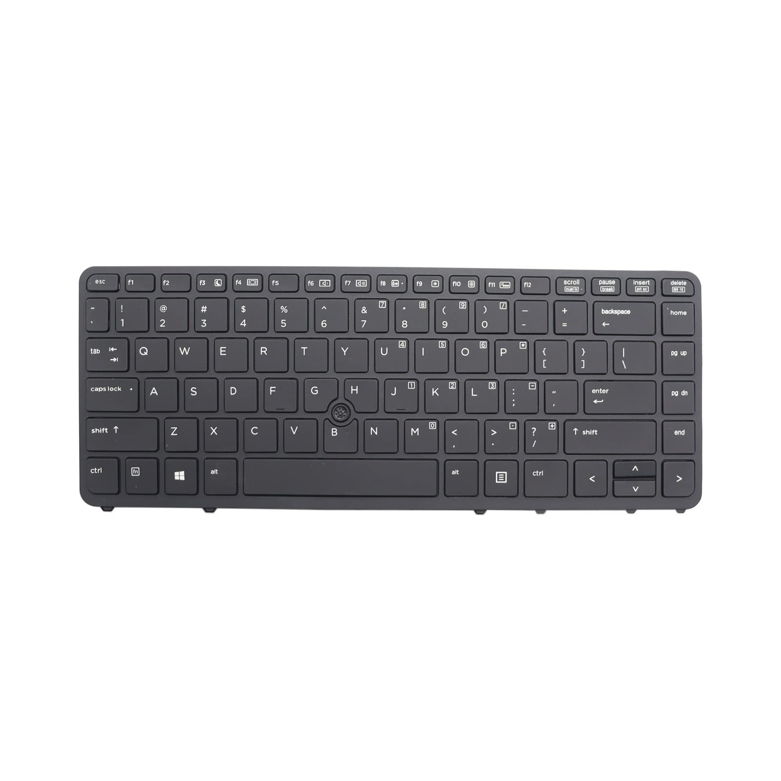 New Replacement Keyboard Compatible with HP Elitebook 850 G2 840 G2 840 G1 850 G1 ZBOOK 14 Keyboard Backlit Point US 736654-001 6037B0085601 731179-001