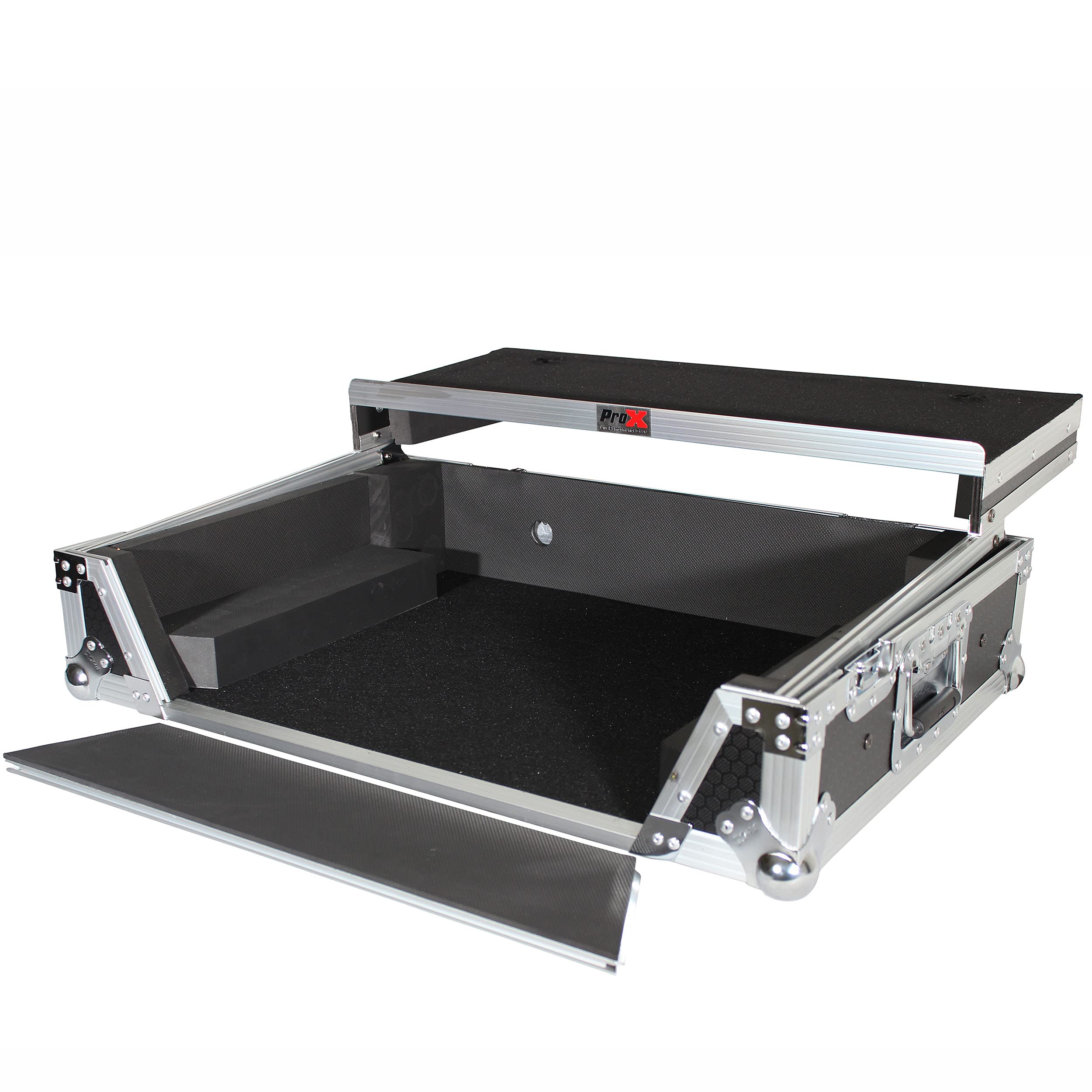 ProX XS-PRIME2 LT ATA Flight Case For Denon PRIME 2 DJ Controller with Laptop Shelf