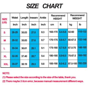 WRAGCFM Compression Pants Men,Tights for Men Running Workout Basketball Athletic Sports Leggings Compression Tights with Pockets White,S