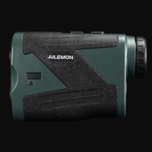 AILEMON Laser Rechargeable Hunting Rangefinder 1200 Yard 6X Magnification USB Charging Range Finder with Flag-Lock