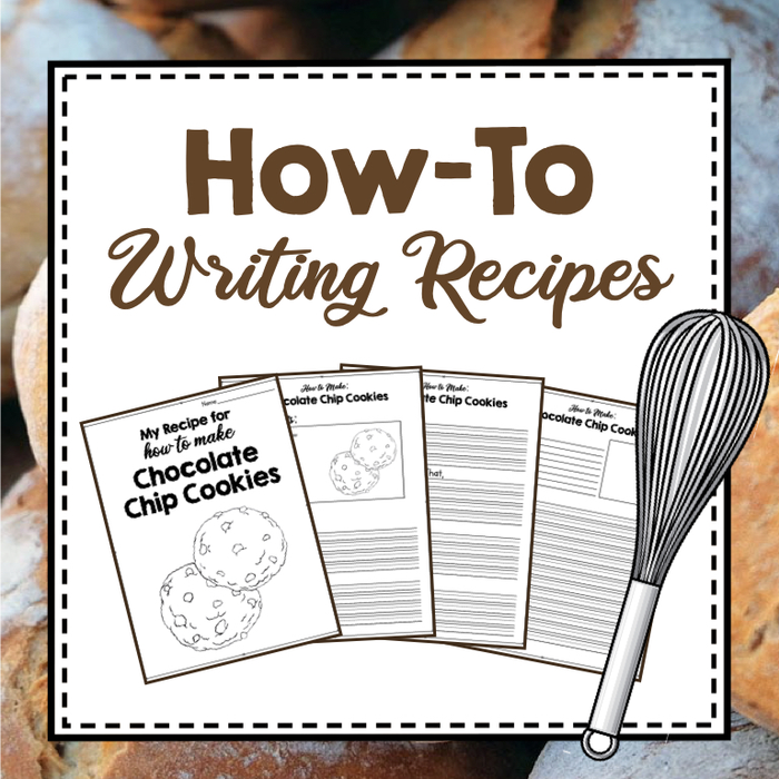 How to Write Recipes Writing Projects