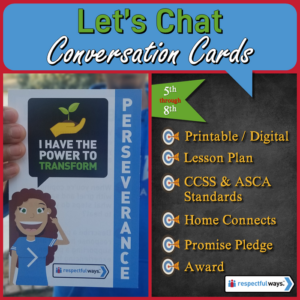 social emotional learning | distance learning | i have the power to transform conversation cards | middle school