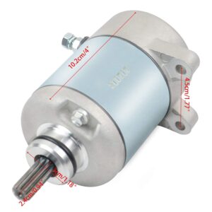 31200-HN5-M01 Electrical Starter Motor Fits for Honda 350 Four Trax Rancher TRX 350 TRX350FE TRX350FM TRX350TE TRX350TM ATV UTV 2000-2006 Replace# 31200-HN5-671 31200-HN5-A81