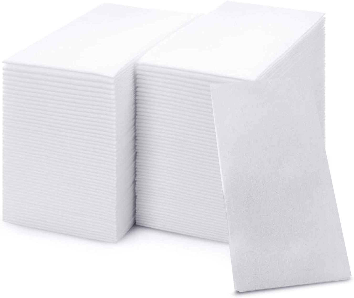 200 Large Disposable Guest Towels for Bathroom, Premium Linen-Like, Multi-Fold, Cloth-Feel Napkins, a Hygienic Solution for Kitchen, Party, Weddings and Events