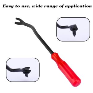 LivTee Plastic Fastener Remover Clip Removal Tool, Door Panel (Upholstery) Remover Tool for Automotive Audio Equipment, Door Panels, Trim Panels, Window Trim, Emblems, Plastic and Metal Clips