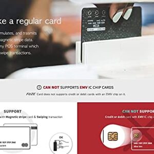 Fuze Card Membership | All-in-One Membership Card / e-membership card /Card-shaped digital minimalist wallet | loyalty card holder wallet | 0.03 inch ultra slim | DOES NOT SUPPORT EMV (IC Chip)