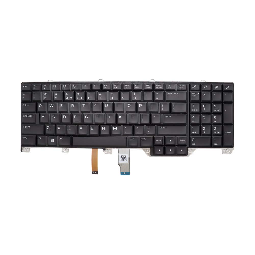 New Replacement for Dell Alienware 17 R4 P31E 00WN4Y 0WN4Y PK131QB1A00 US Layout Backlit Keyboard