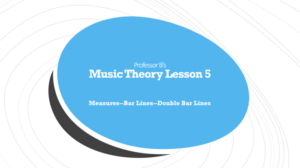 music theory lesson - measures, barlines, double barlines powerpoint