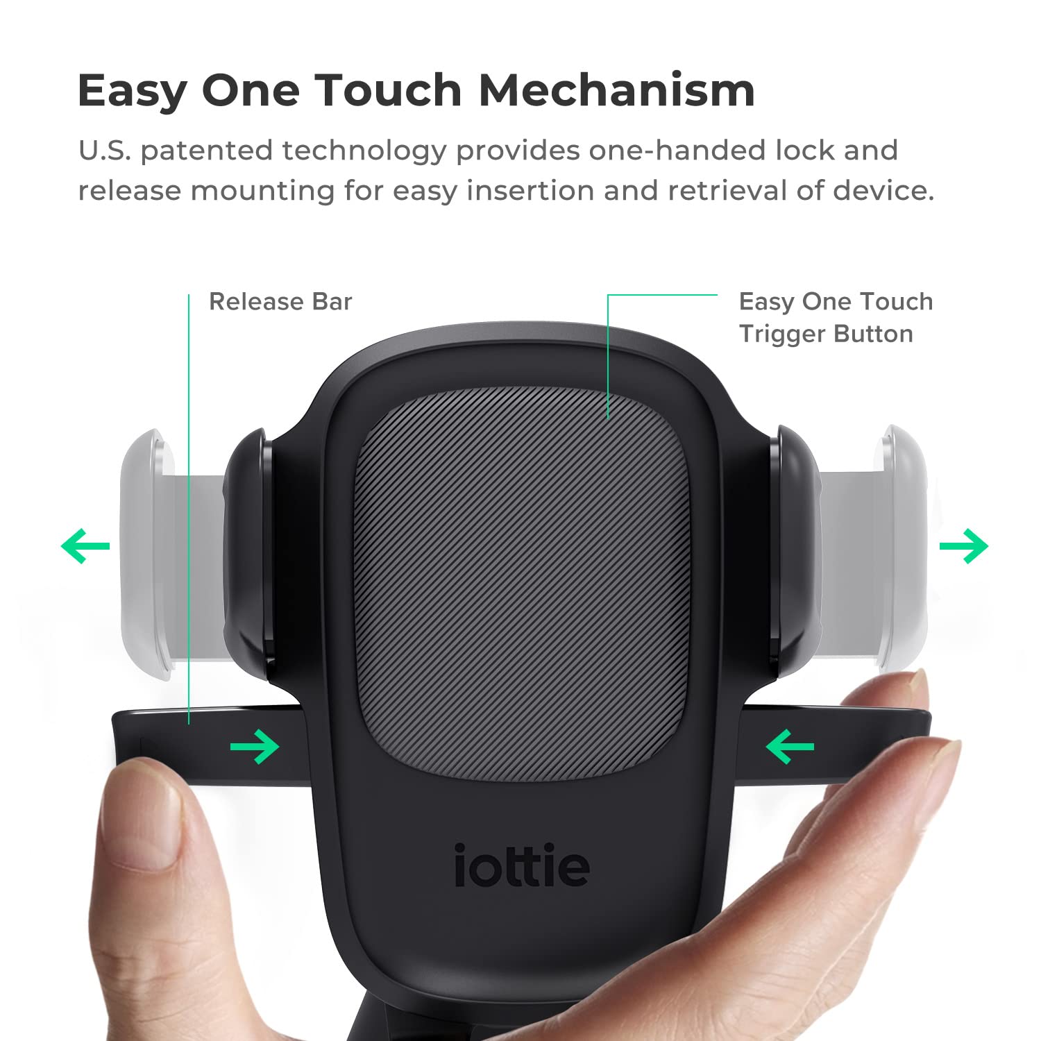 iOttie Easy One Touch 5 CD Slot Mount - Universal Car Phone Holder for iPhone, Google, Samsung, Moto, Huawei, Nokia, LG, and all other Smartphones