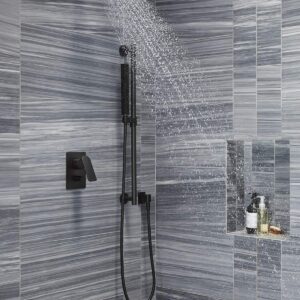 Kohler 24805-BL Parallel™ 2.5 gpm single-function showerhead with Katalyst air-induction technology