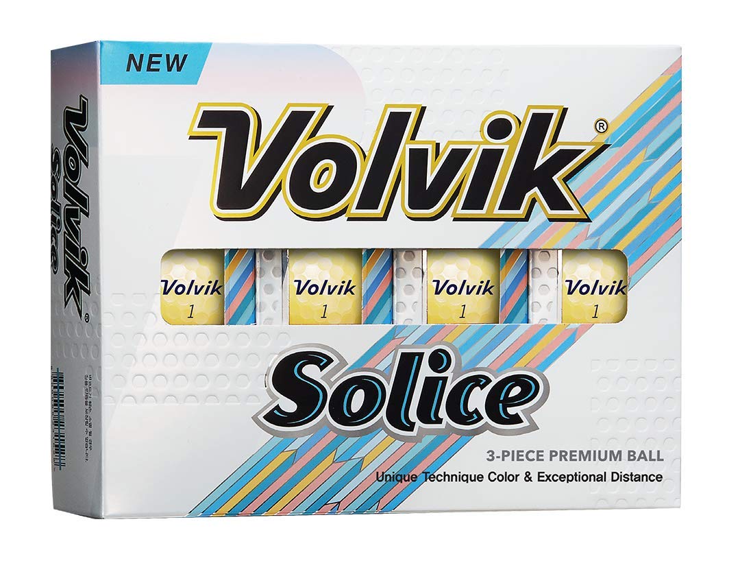 Volvik Solice Golf Balls, Pink