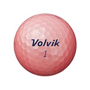 Volvik Solice Golf Balls, Pink