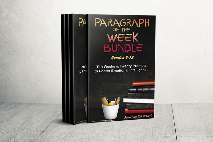 Teaching Paragraph Writing | Secondary Writing Resource | Addressing the Social Emotional Domain | Aligned with CC Standards Grades 7-10 | Character Building