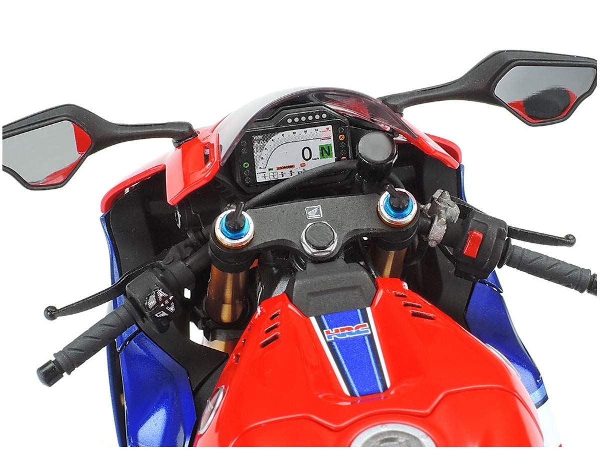 Tamiya 14138 300014138 1:12, Honda CBR 1000-RR-R Fireblade SP, Faithful Replica, Model Making, Plastic Kit, Hobby, Glueing, Model Kit, Assembling, Unpainted