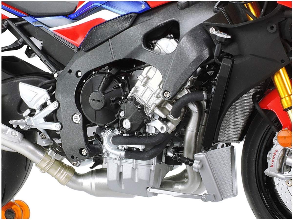 Tamiya 14138 300014138 1:12, Honda CBR 1000-RR-R Fireblade SP, Faithful Replica, Model Making, Plastic Kit, Hobby, Glueing, Model Kit, Assembling, Unpainted