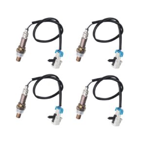 jdmon compatible with o2 oxygen sensor upstream & downstream chevrolet gmc silverado 1500 /tahoe 5.3l, sierra 1500/yukon 2003 2004 2005,replaces 21546, sg1857,234-4668,15284, set of 4