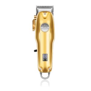 KEMEI Professional Hair Clippers Hair Trimmer for Men Cordless Mens Hair Cutting Kit 1986 Pro for Barbers with LED Display Rechargeable Quite