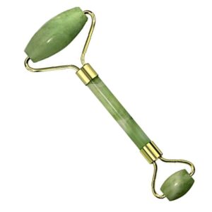 gotdya jade roller for face,100% natural jade face roller anti aging jade stone face massage roller, jade facial roller massager for woman face & eye massage