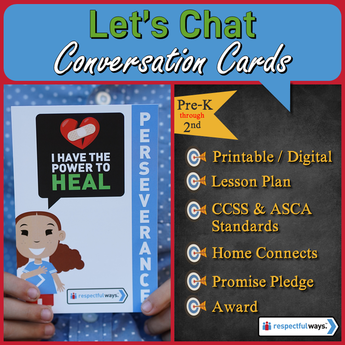 Social Emotional Learning | Distance Learning | I Have The Power To Heal Conversation Cards | Elementary School