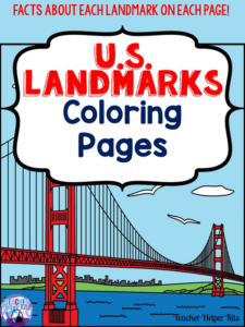 landmarks coloring book- u.s. landmarks coloring pages