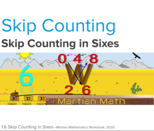 skip counting in sixes