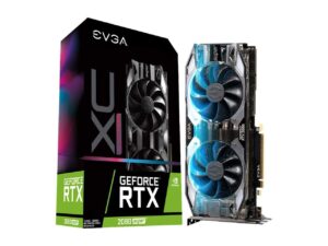 evga geforce 08g-p4-3183-kr, rtx 2080 super xc ultra, overclocked, 2.75 slot extreme cool dual, 70c gaming, rgb, metal backplate, 8gb gddr6 (renewed)