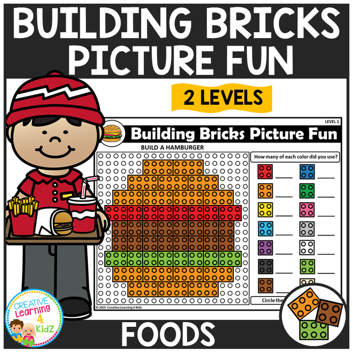 Building Bricks Picture Fun: Foods