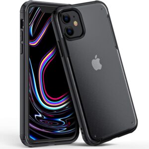 oribox case compatible with iphone 11 case, translucent matte case with shatterproof, scratch resistant