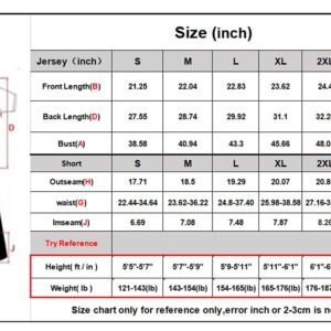 X-CQREG Team MTB Cycling Jersey Set for Men Summer Sport Clothing Short Sleeve Bike Shirt with 12D Padded Sports Shorts (bib Pant,x-Large)…