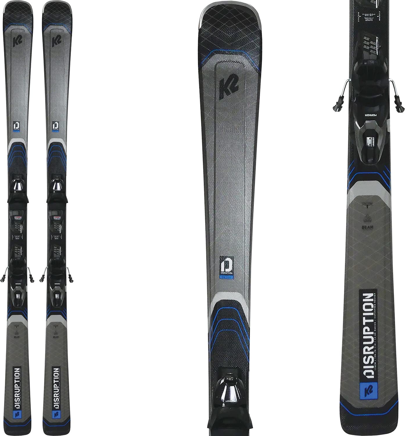 2021 K2 Disruption 76 Skis w/ M2 10 Bindings (177 cm)