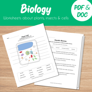 biology worksheets