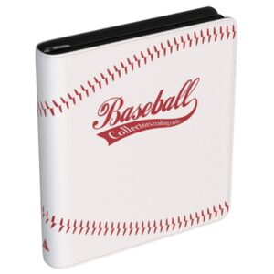 rayvol baseball card binder for trading cards, 9 pocket card binder fit 720 cards includes 40 pages, 3 d-ring album for tcg collection storage