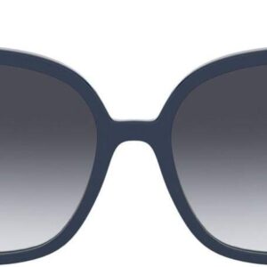 Valentino Women's Round Fashion Sunglasses, Blue/Gradient Grey, One Size