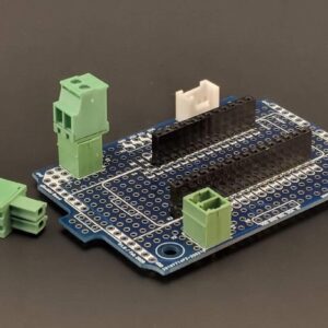 qBoxMini DIY IOT Enclosure Kit (Two SMAs), IOT Enclosure for Arduino MKR Feather ESP32 Cellular LoRa WiFi Board, Waterproof IP65 Enclosure with Glands, prototyping PCB and Two SMA connectors