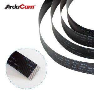 Arducam Pi Camera Cable, Octoprint Octopi Webcam, Monitor 3D Printer, 3.28FT/100CM Long Extension Flex Ribbon Cable for Raspberry Pi, Black