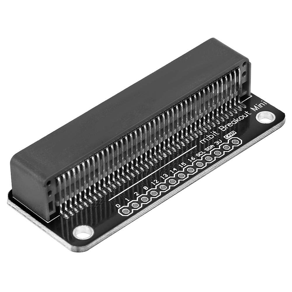 Micro:Bit Edge Connector, Bit Board To A Breadboard Extension Board 2.54Mm Pin, Microbit BBC Expansion Board(black)