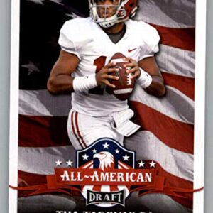 2020 Leaf Draft #62 Tua Tagovailoa RC - Alabama Crimson Tide Miami Dolphins (All-American) (RC - NFL Rookie Football Trading Card)