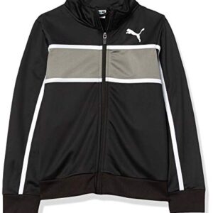 PUMA Boys' Track Jacket, Black, L