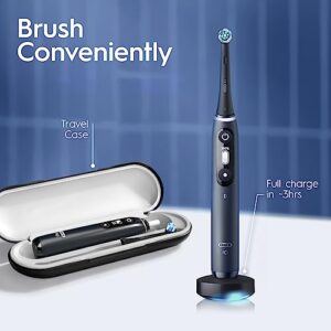 Oral-B iO Series 7 Electric Toothbrush with 1 Replacement Brush Head, Black Onyx, 3 Count (Pack of 1)