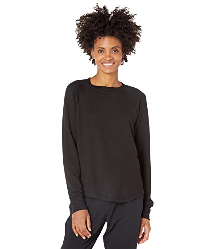 Splits59 Women's Warm Up Pullover Sweatshirt, Black, M