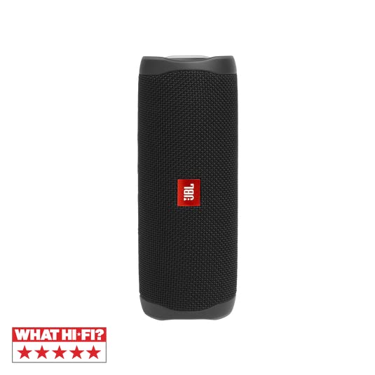 JBL FLIP 5 Portable Speaker IPX7 Waterproof Bundle with gSport Limited Edition Carbon Fiber Case (Black)