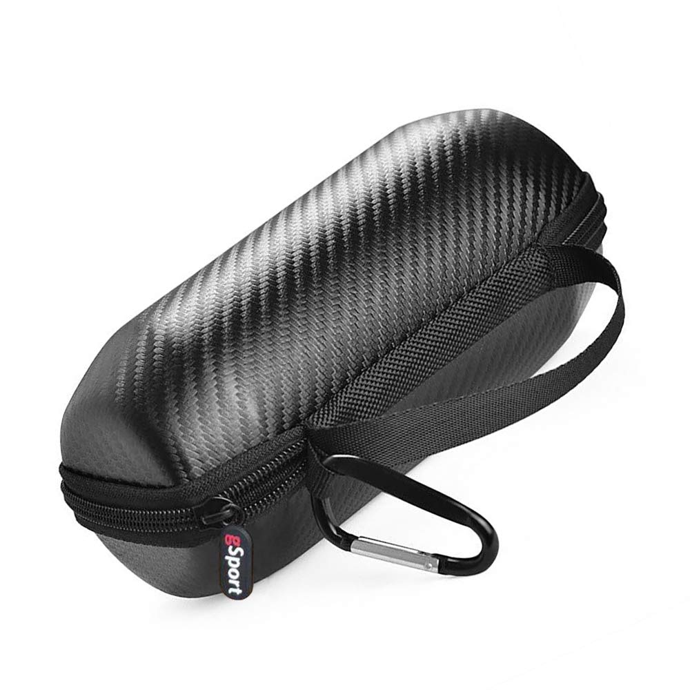 JBL FLIP 5 Portable Speaker IPX7 Waterproof Bundle with gSport Limited Edition Carbon Fiber Case (Black)